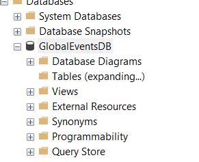 Tables Expanding Showing In SQL Server Management Studio But Not