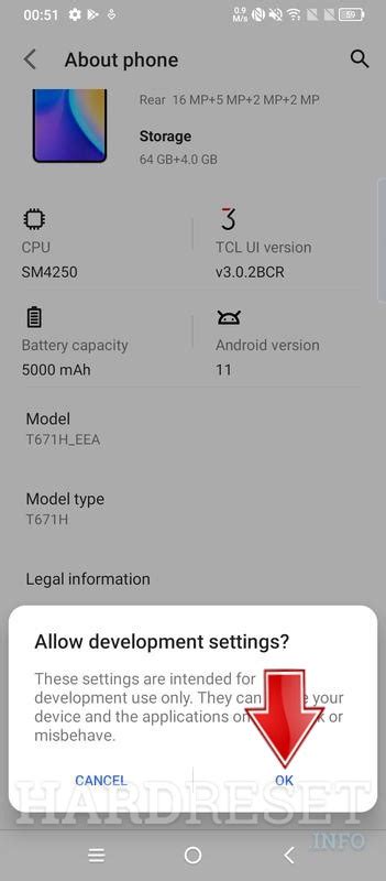 How To Get To And Enable Developer Options On TCL Ion X HardReset Info