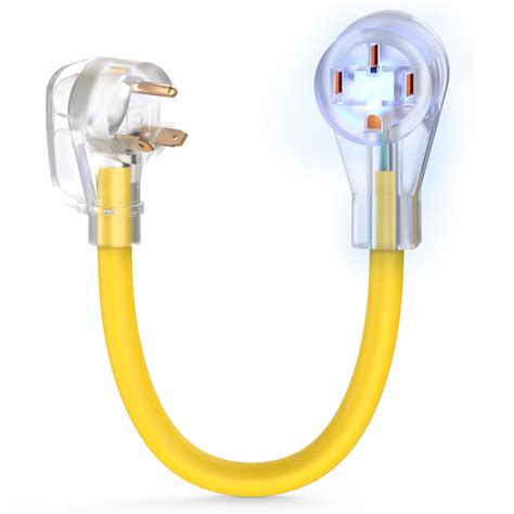 Tooliom 30 Amp To 50 Amp Rv Power Adapter Cord Nema Tt 30p Male To 14 50r Female With Grip