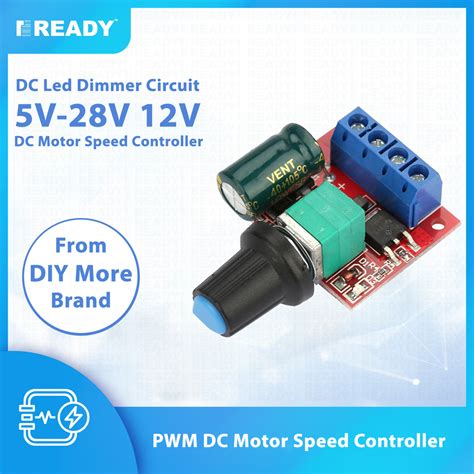 High Quality 5v 28v 12v 5a Pwm Dc Motor Speed Control Control Controller Volt Regulator Led Dima