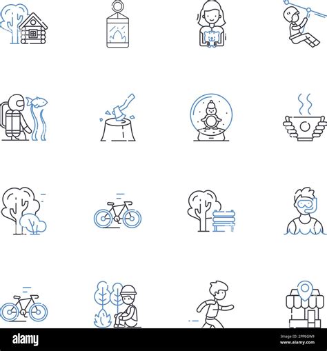 Chatbots Line Icons Collection Conversational Artificial Intelligence Language