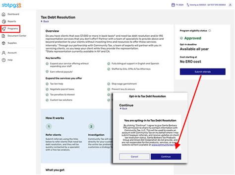 How Do I Refer Clients To The Tax Debt Resolution Service SBTPG