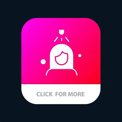 Woman Shower Wash Cleaning Mobile App Button Android And Ios Glyph Version 17988290 Vector Art