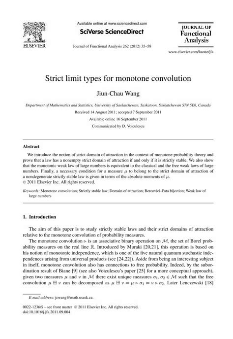 Pdf Strict Limit Types For Monotone Convolution Dokumen Tips