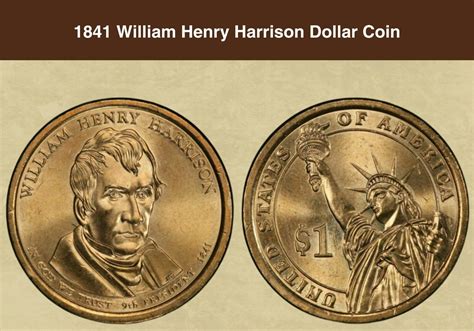 1841 William Henry Harrison Dollar Coin Value Errors List D S