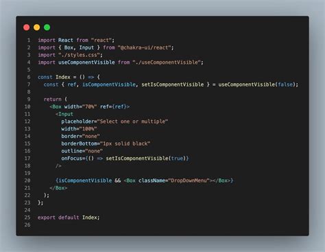 Custom Multi Select Dropdown With Search Function React Part Dev Community