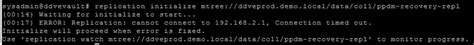 Initialize The Replication Context From The Vault Dd Dell Powerprotect Cyber Recovery