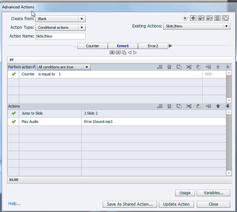 Counter Conditional Action Not Working Adobe Product Community 9579947