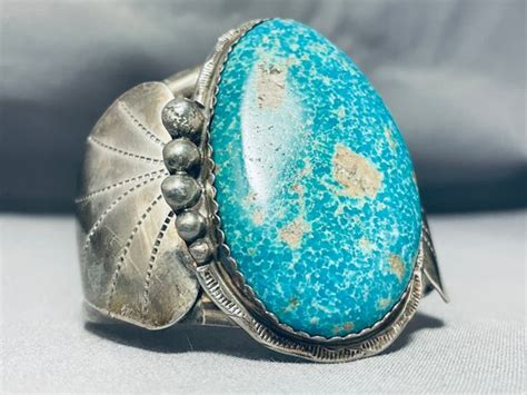 Important Gilbert Turquoise Vintage Native American N Gem