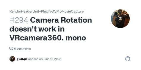 camera rotation doesn t work in vrcamera360 mono · issue 294