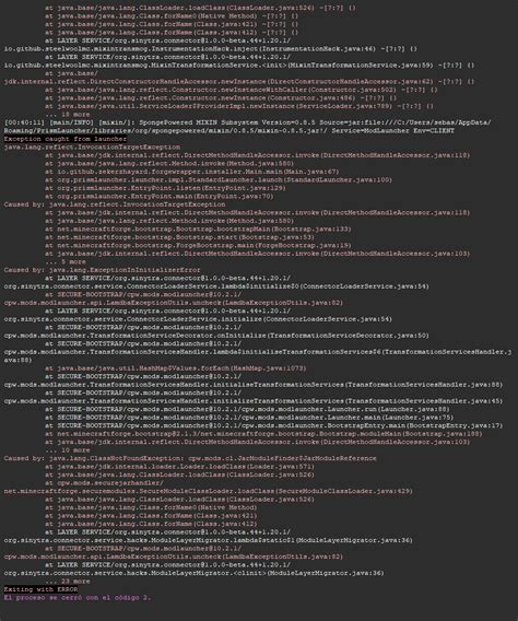 Error Code 2 Rprismlauncher