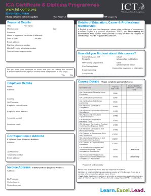 Fillable Online Int Comp Fax Email Print PdfFiller