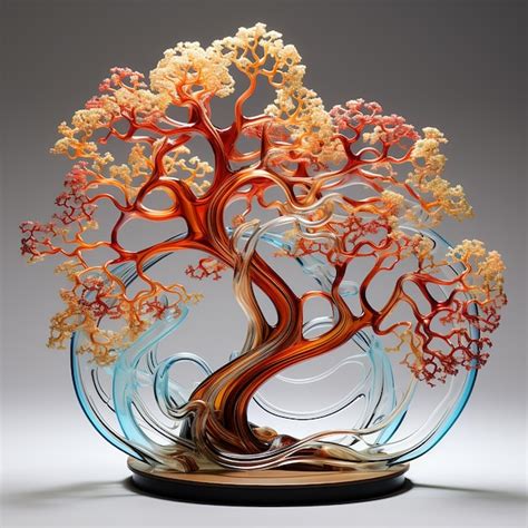 Premium Ai Image Rotating Dichroic Glass