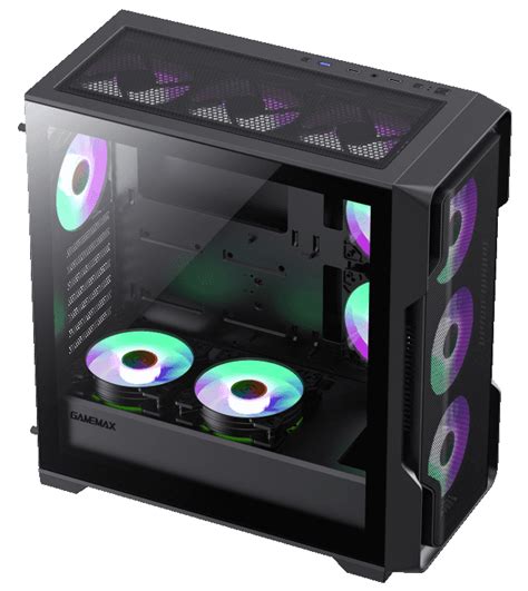 Купить GAMEMAX Siege Tempered Glass without PSU Black с проверкой ...