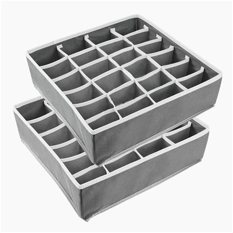 24 Cell Collapsible Drawer Organisers Dividers Wardrobe Organiser 2 Pa Mangata 24 Cell Collapsible Drawer Organisers Dividers Wardrobe Organiser 2 Pa Mangata