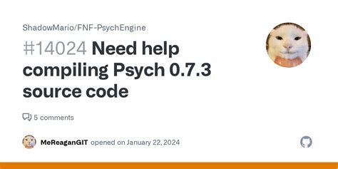 Need Help Compiling Psych 073 Source Code · Issue 14024