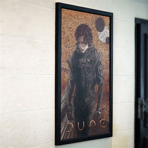 Dune Paul Atreides Usul Muaddib Digital Illustration Poster Print Denis Villeneuve Frank Herbert
