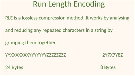 Run Length Encoding The Effects Of Technology On Environment Ppt