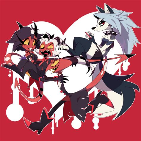 Hellhound Helluva Boss Base Boss Helluva Hazbin Hotel Loona Human