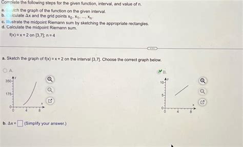 Solved Complete The Following Steps For The Given Function
