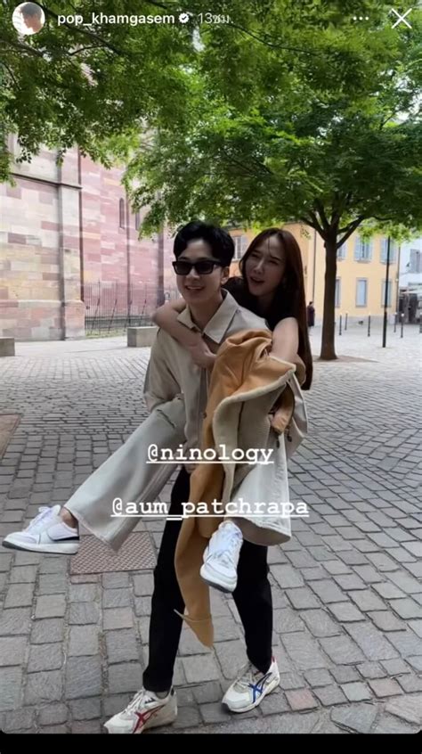 อั้ม พัชราภา เปิดภาพคู่ ไฮโซนิน ชนินทร์ ช็อตขี่หลังก็มา ทำชาวเน็ตจิ้นอีกแล้ว