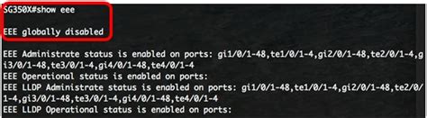 Configure Global Green Ethernet Properties On A Switch Through The