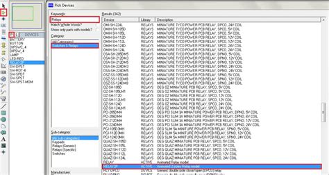 Proteus Tutorial Switches And Relays Types Screenshots