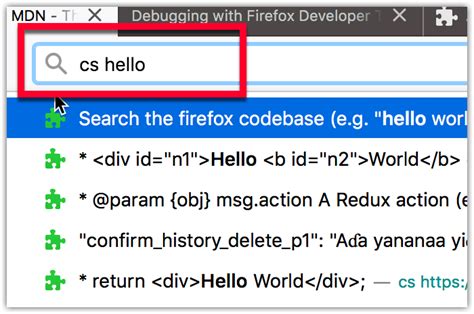 Address Bar Suggestions Mozilla Mdn