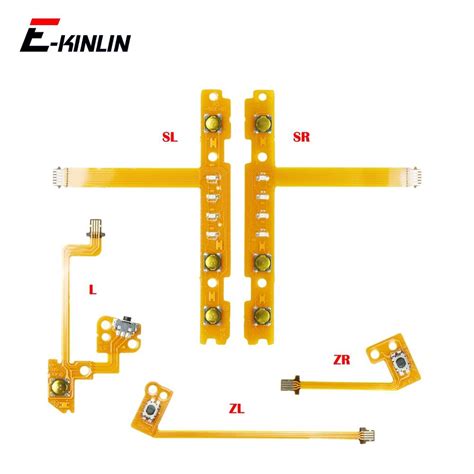 Left Right L Zl Zr Sl Sr Button Key Ribbon Flex Cable Compatible For