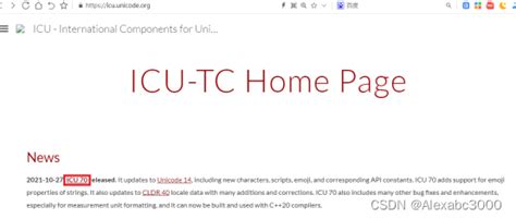 Icu4c 70源码下载及编译（win10 Vs2022） Icu4c Vs2022 Csdn博客