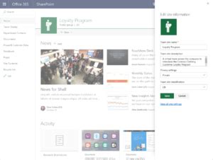 Create Connected SharePoint Online Team Sites In Seconds 7 1 Microsoft 365 Blog