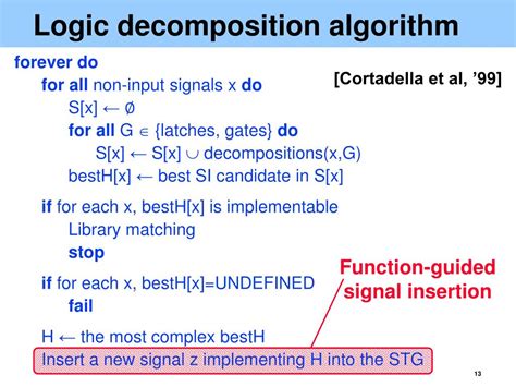 Ppt Logic Decomposition Of Asynchronous Circuits Using Stg Unfoldings Powerpoint Presentation