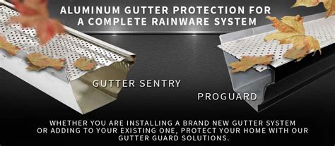 Proguard Aluminum Rainware Gutter System Gutter Sentry