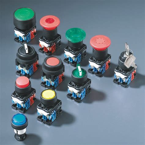 16mm Pladtic Black Momentary Led Flat Head Push Button Switch 3 Pin