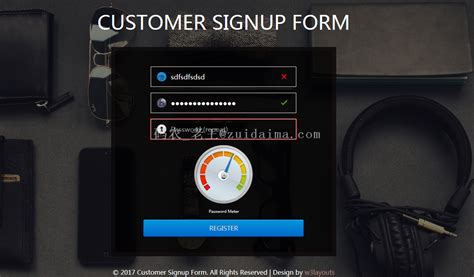 Jquery密码强弱度注册页面 代码 最代码 Jquery密码强弱度注册页面 代码 最代码