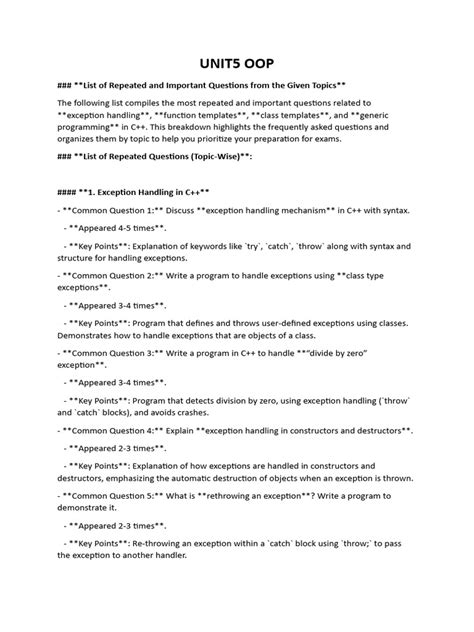 unit5 oop pdf c class computer programming