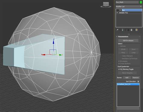 Solved Mesh Moves When Skin Modifier Is Applied Autodesk Community