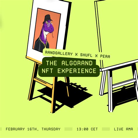 🎙🤩 Discover Algorand Ama Series Episode 5 Rand Gallery X Shufl X Pera R Algorandofficial