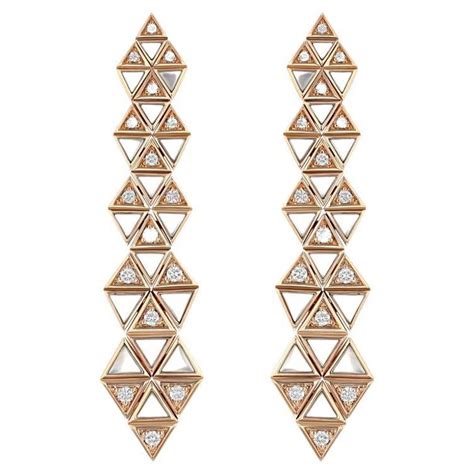 Triangle Drop Earrings For Sale At 1stdibs