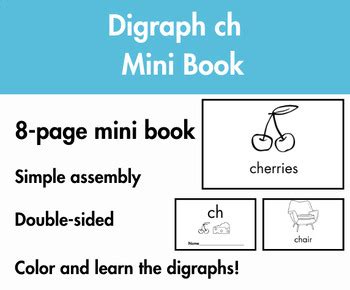Digraph Ch Mini Beginning Sound Book Intervention Beginning Initial Sounds
