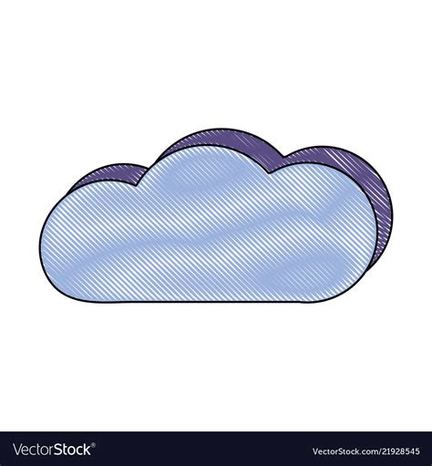 grated data cloud connection server technology vector image