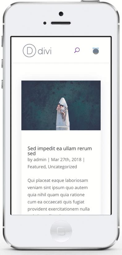 collapse mobile submenus divi hacks