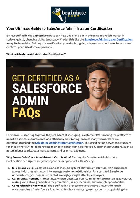 Ppt Your Ultimate Guide To Salesforce Administrator Certification Powerpoint Presentation Id