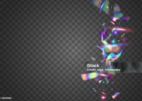 카니발이 반짝입니다 핑크 파티 틴셀 축제 포일 보케 효과 현대 미술 홀로그램 배경입니다 레이저 축제 햇빛 레트로 요소 보라색 카니발 스파클 2020년에 대한 스톡 벡터 아트