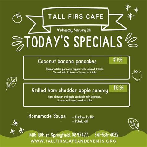Tall Firs Cafe And Events