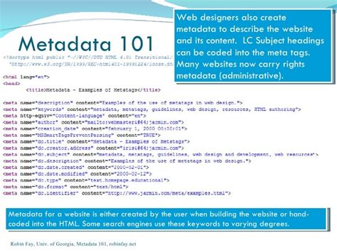Metadata An Overview