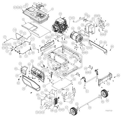 Northstar 1654404 Rev A Parts Diagram For Generator Exploded View Rev A
