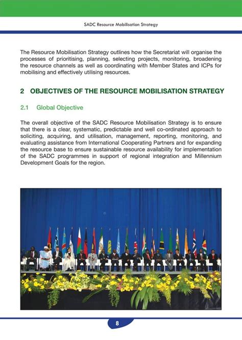 Resource Mobilization Pdf Strategies Pdf