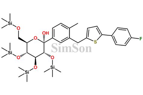 Alpha D Glucopyranose1 C 3 5 4 Fluorophenyl 2 Thienyl Methyl 4