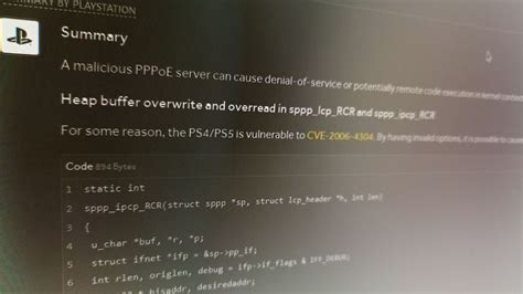 Florian Hansemann On Linkedin Ps4ps5 Theflow Discloses Kernel Vulnerability Relying On Old